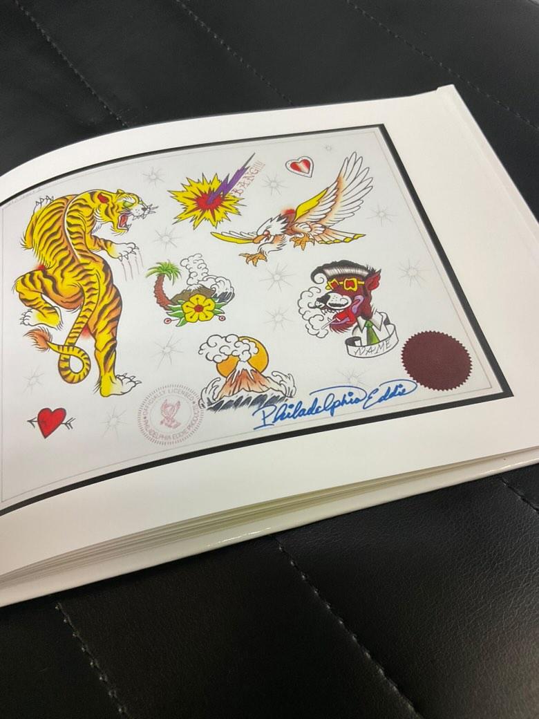 Original Tattoo Flash of John W. Harden: Outlaw Ink Master ...