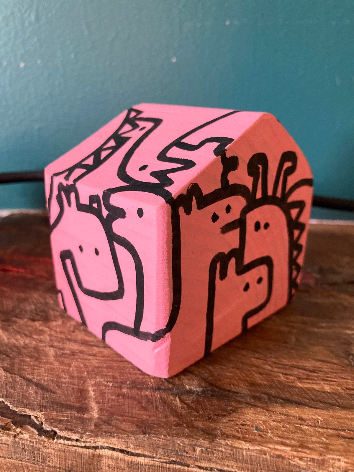 Pink House / David Setter Illustrations