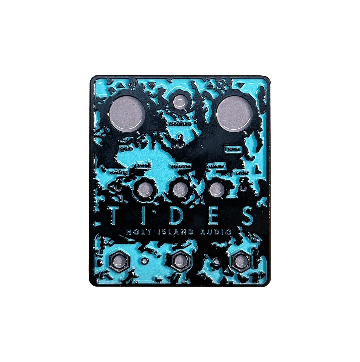 TIDES ENAMEL BADGE | holyislandaudio