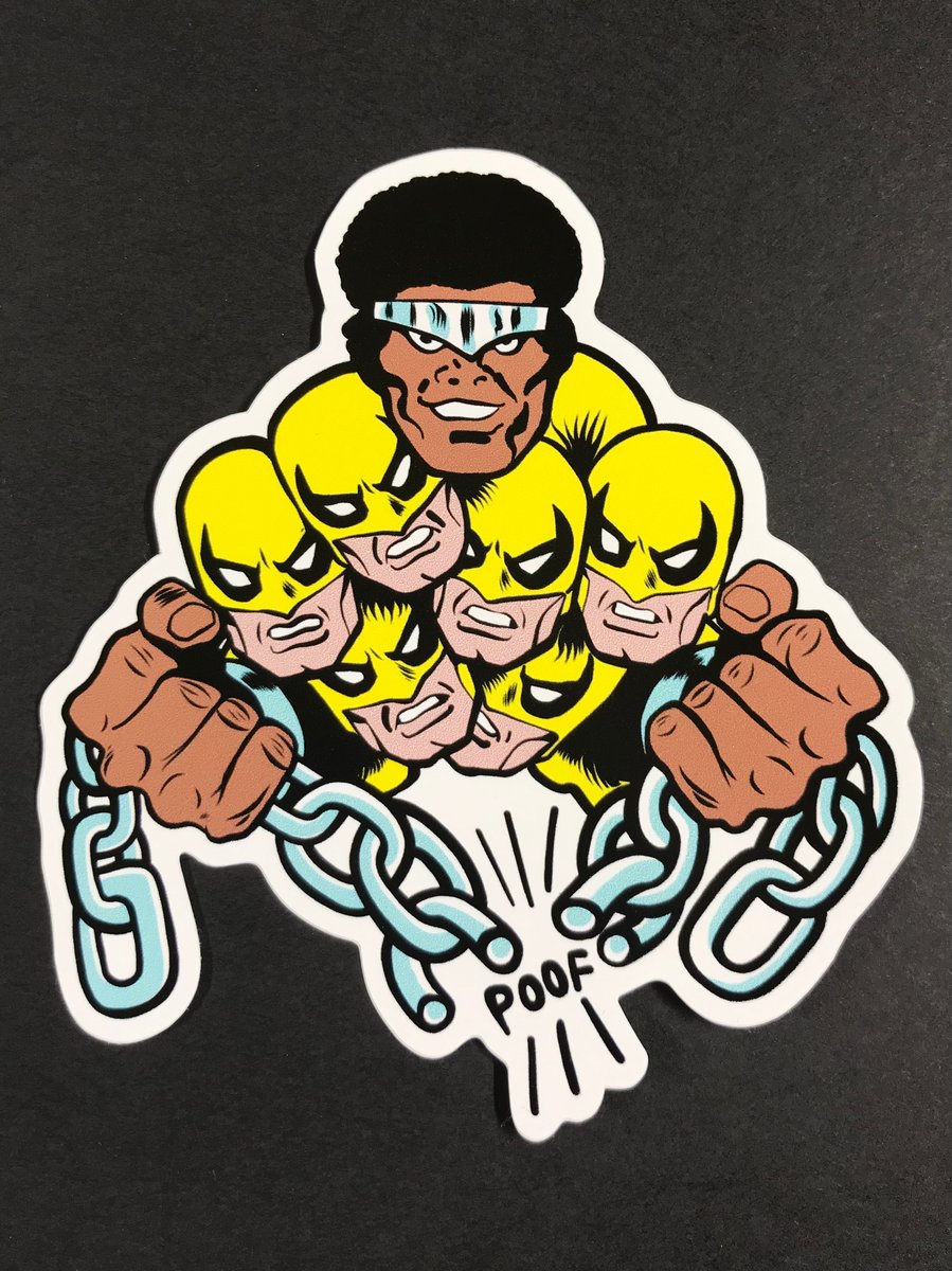 HEROES FOR HIRE STICKER | United Snakes Press