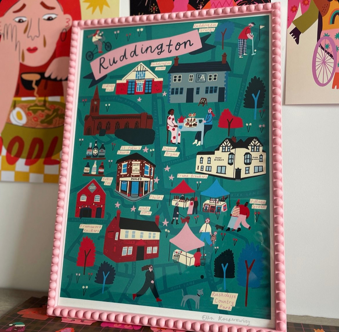 Ruddington Map | Ellastrated