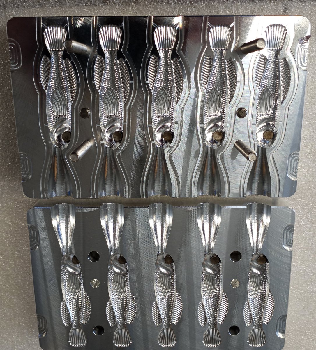 3 inch realistic GOBY Minnow Soft Bait Mold | Lake Side Molds ...