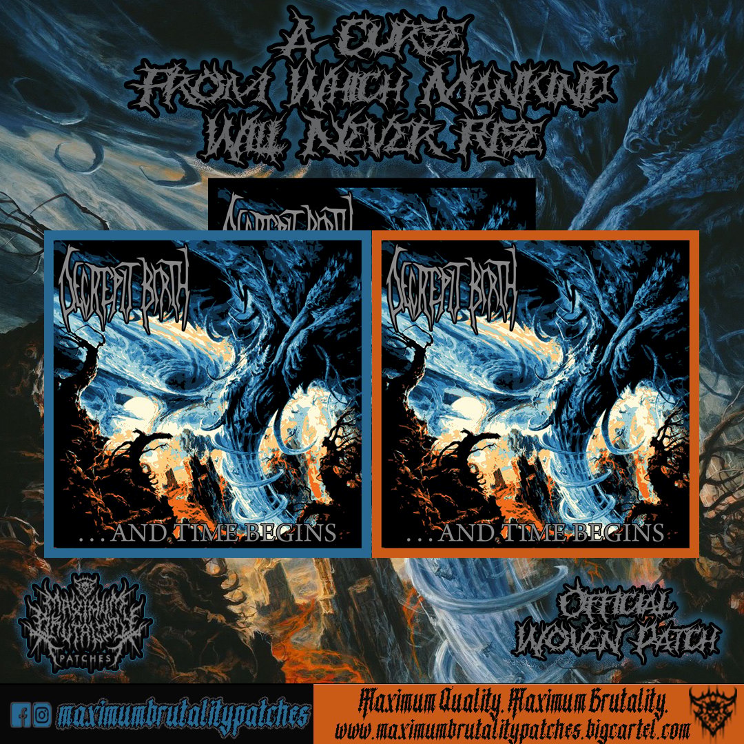 Decrepit Birth "And Time Begins" Official Woven Patch ...