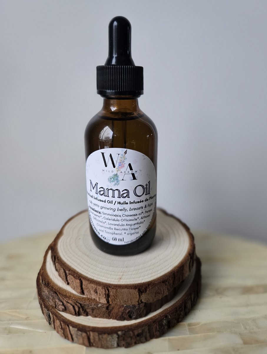 Mama Oil | Infused Oil For A Growing Body | Wild Arrow Co