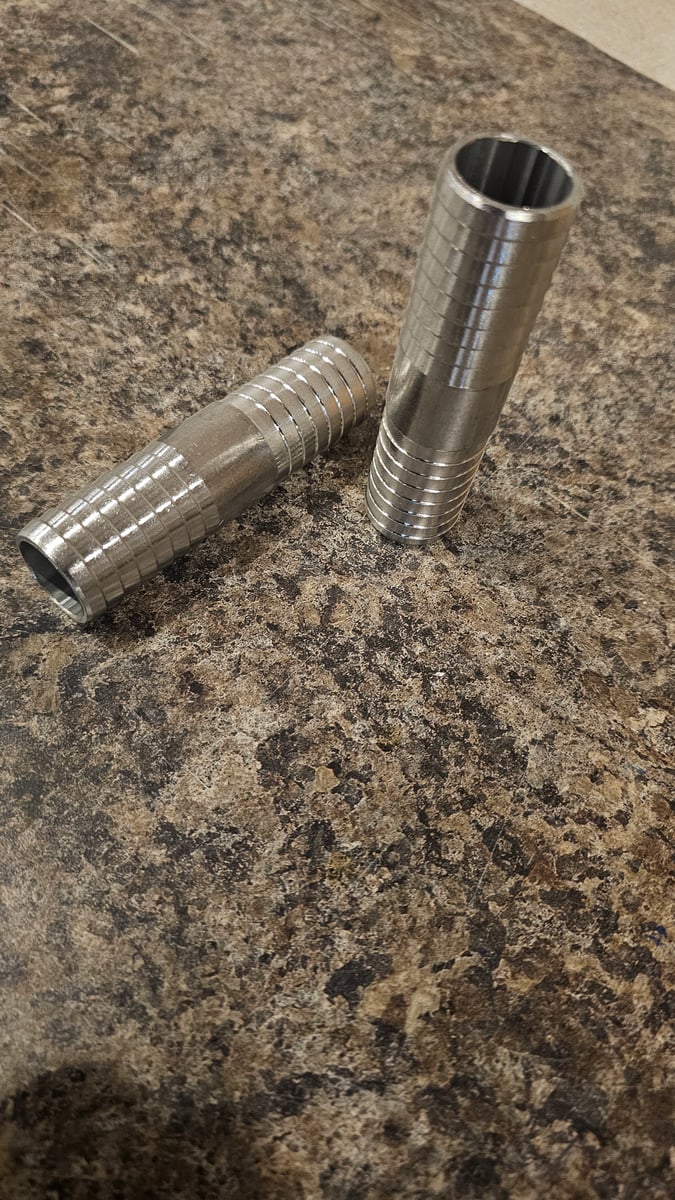 1" SS Barb Inline (Pipe Splice) | H2o Mechanic