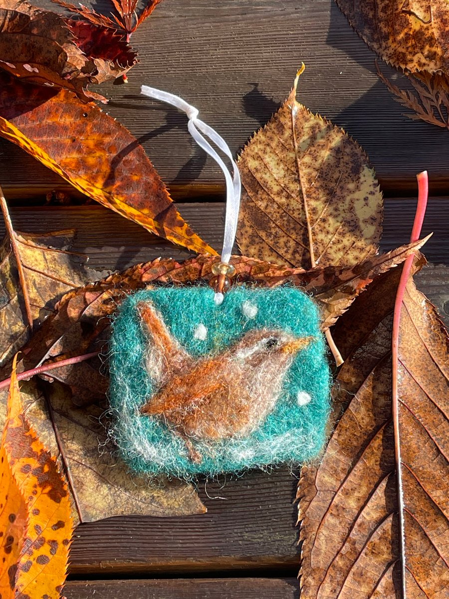 Commissioned Christmas Decoration | Jewelly Boolly Felted Soaps & Gifts