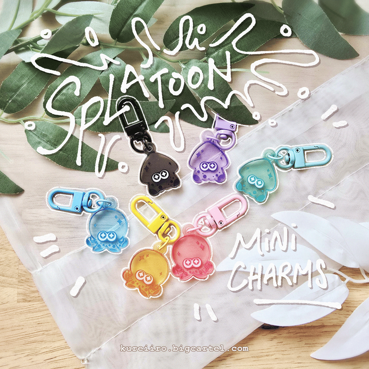 Splatoon | Mini Acrylic Charms | kureiiro
