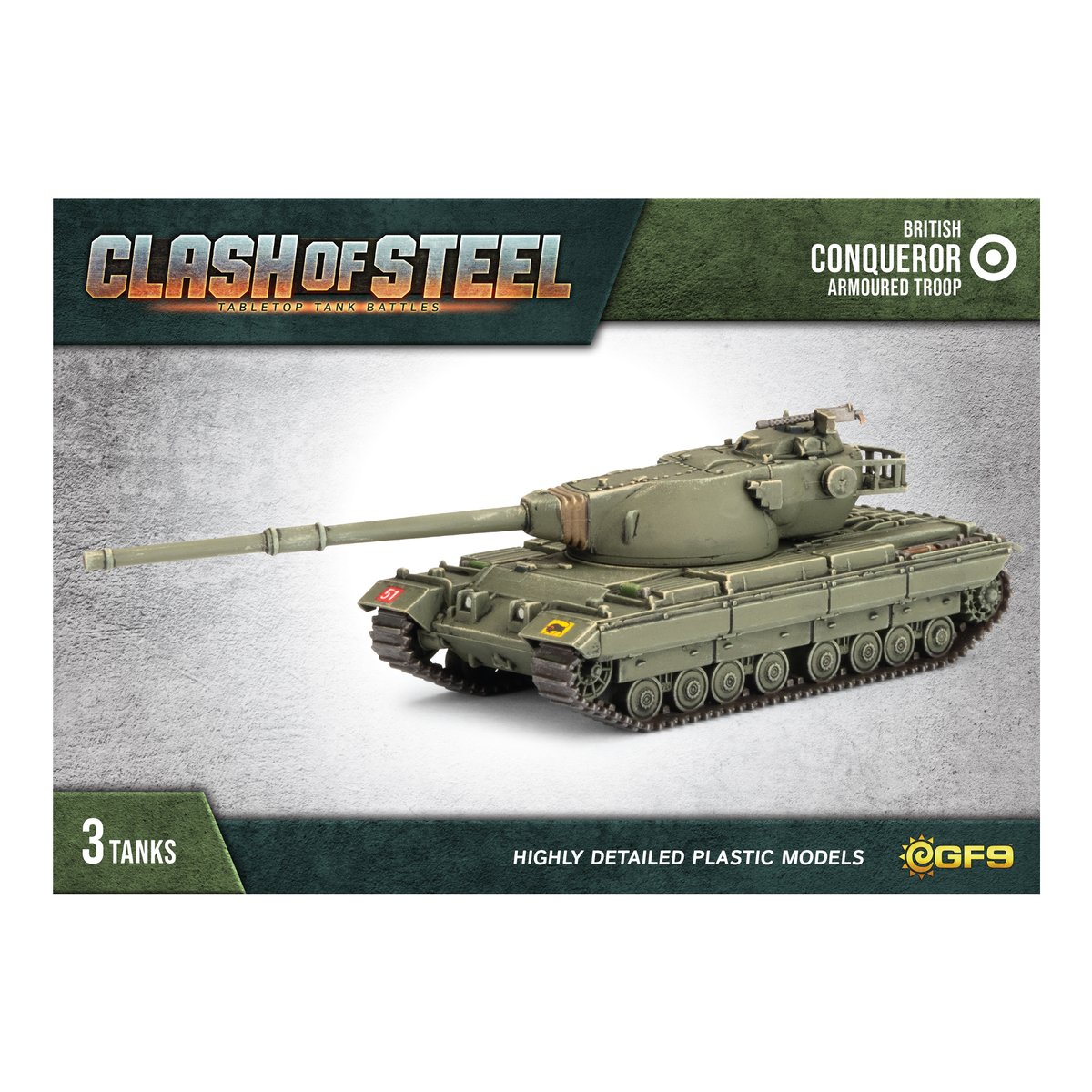 Conqueror Heavy Tank Troop (CSB09) | Modelling For Advantage
