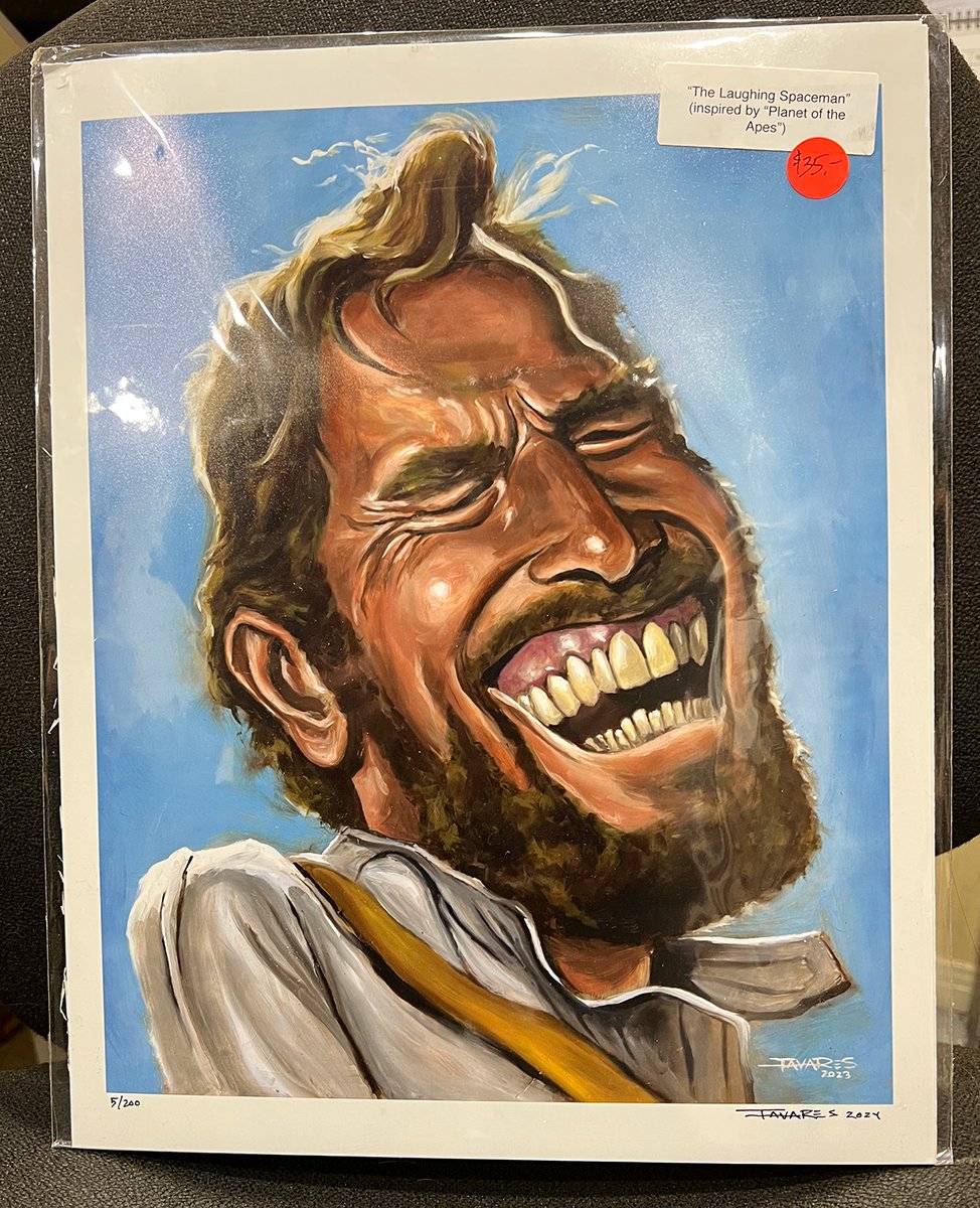 "The Laughing Spaceman" Print (inspired by Charlton Heston and "The ...
