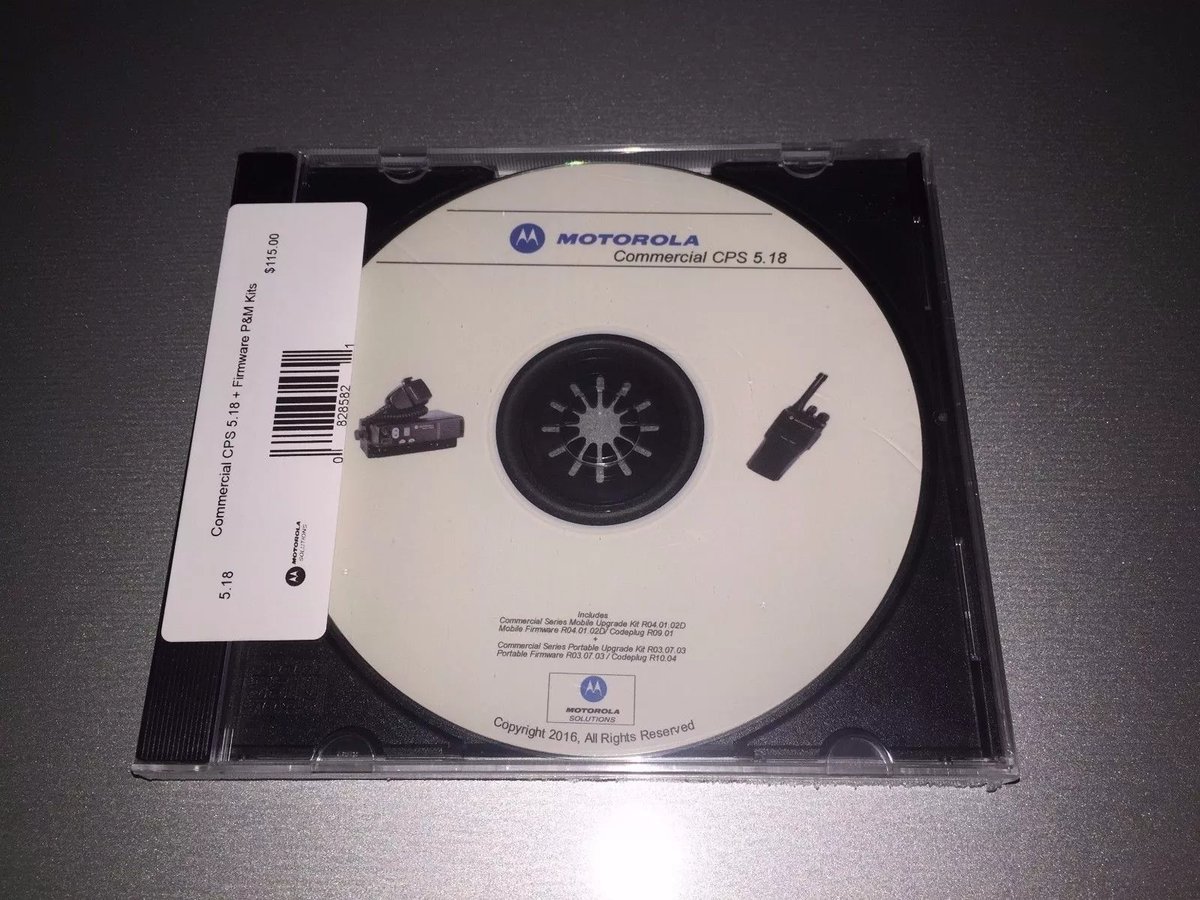 Motorola Commercial CP150 CP200 PR400 CM200 CM300 PR400 PM400 5.18 ...