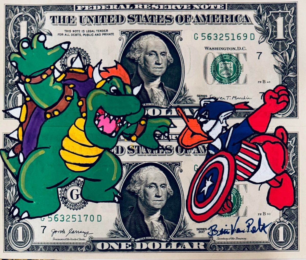 Captain America Duck | redactedart