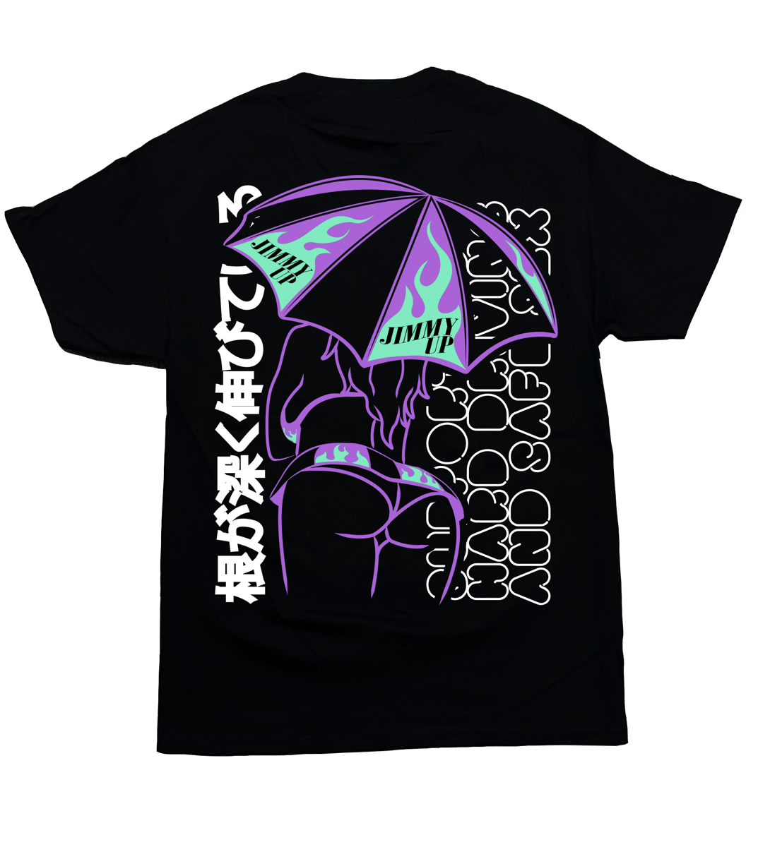 Umbrella Girl Flame - Roots Run Deep TEE *Limit:50* | Jimmy Up