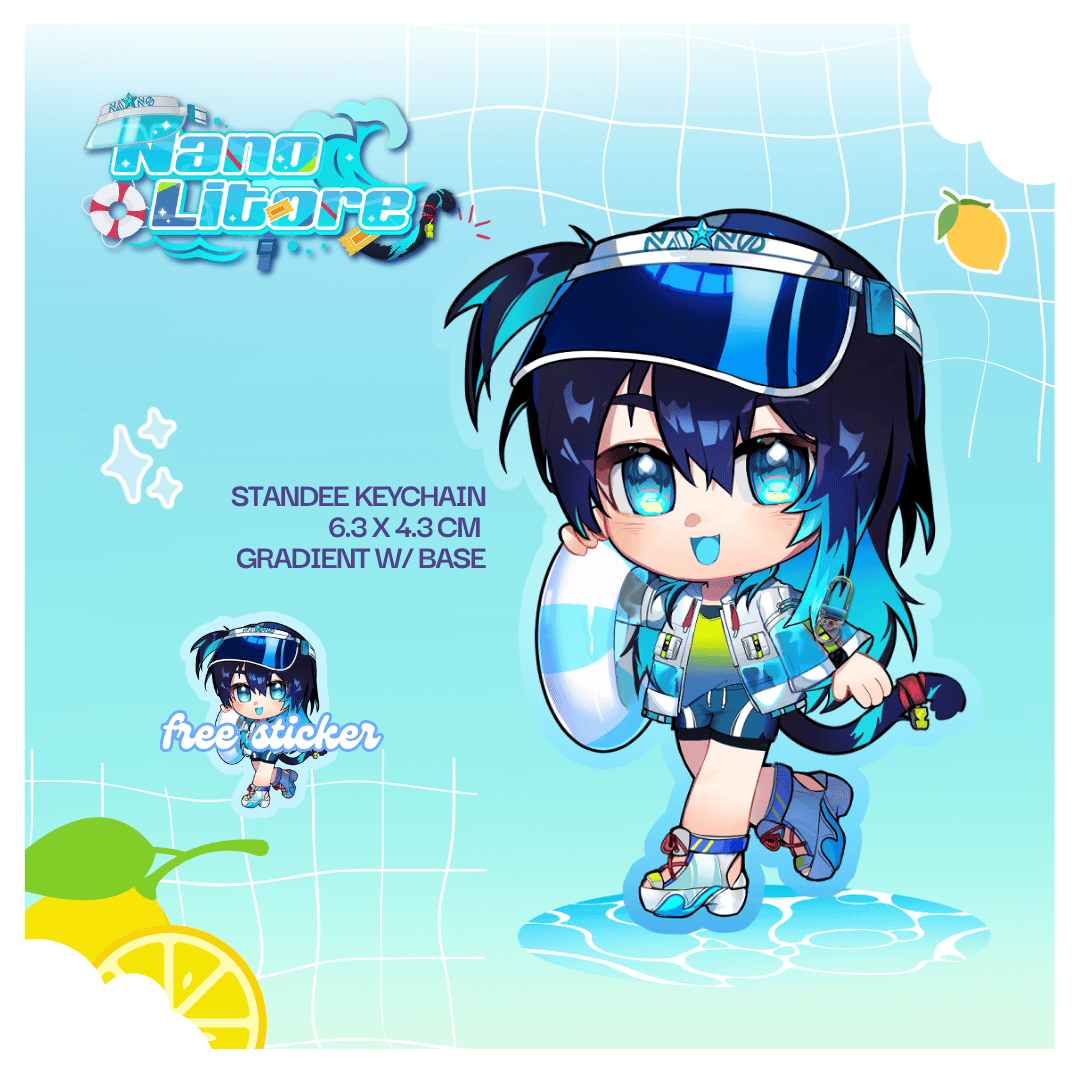 [PREORDER] NANO LITORE STANDEE KEYCHAIN | Nano Litore
