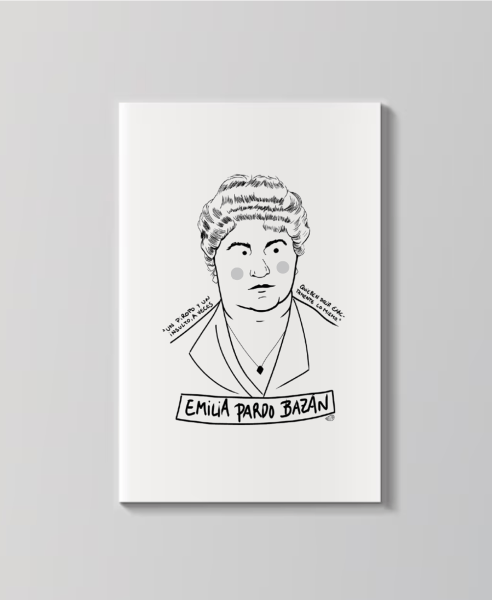 Print Emilia Pardo Bazán | Ángeles Taro