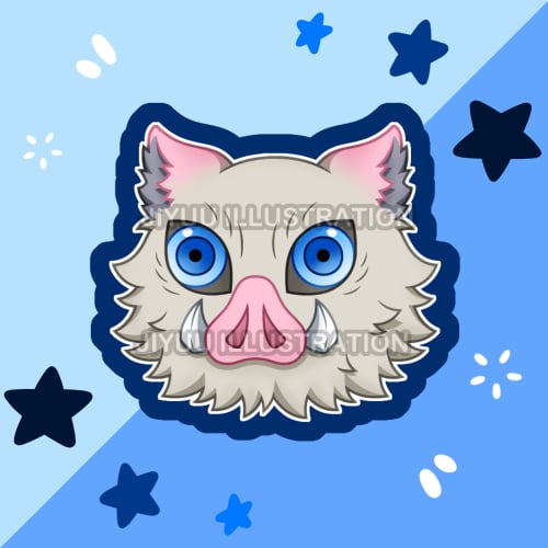 Inosuke Boar Grip | Jiyuu Illustration
