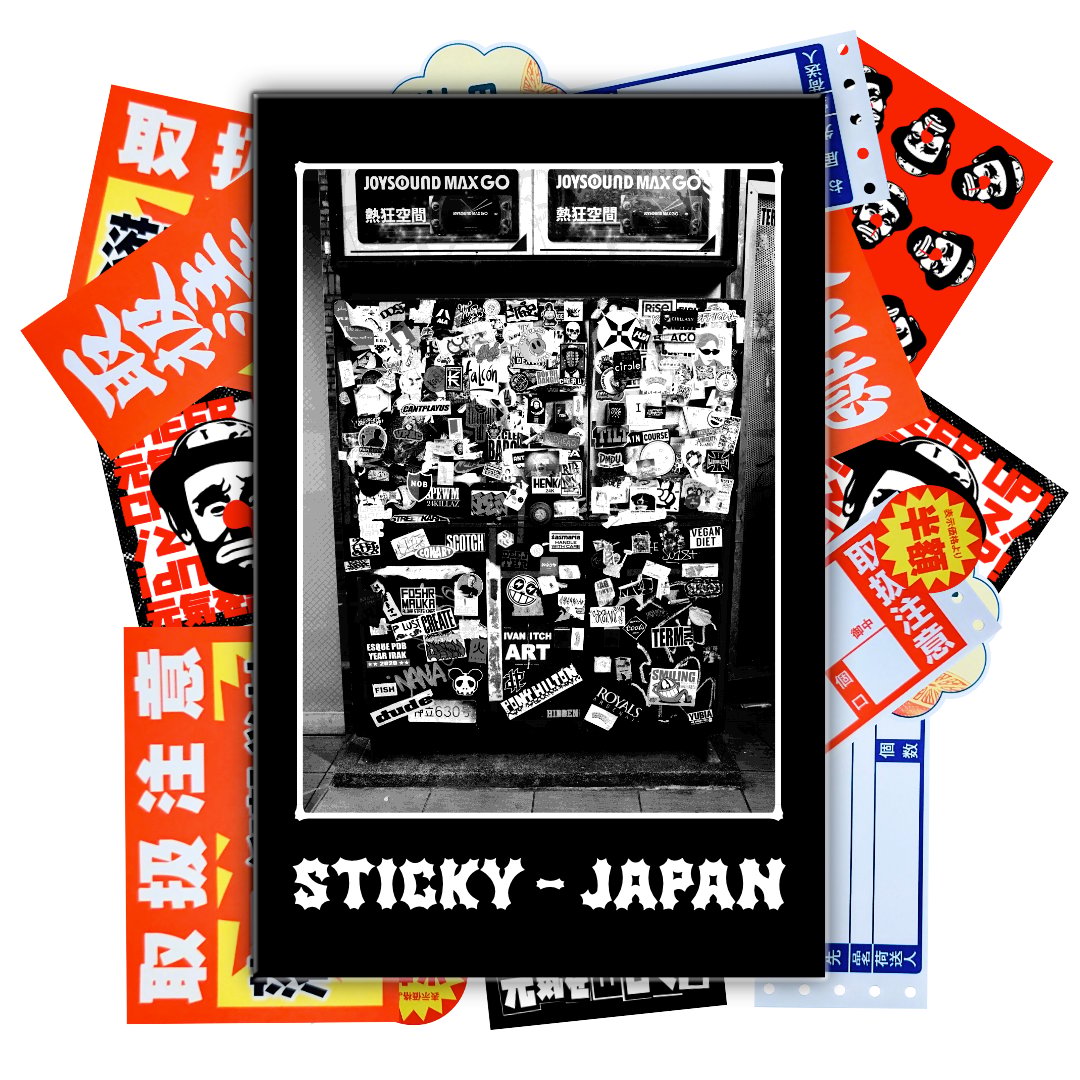 Sticky Japan - Zine | CHEER UP Official | Street Sticker Artist