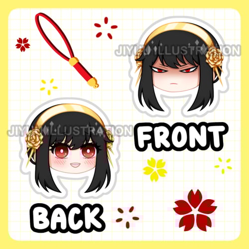 Yor Assassin Phone Charm – [RETIRING] | Jiyuu Illustration