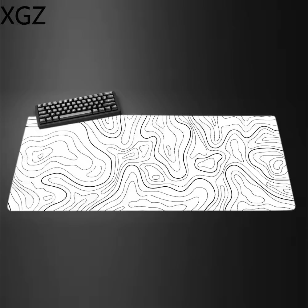Large MousePad For Desk, Gaming Mouse Pad with Stitched Edges and Non ...