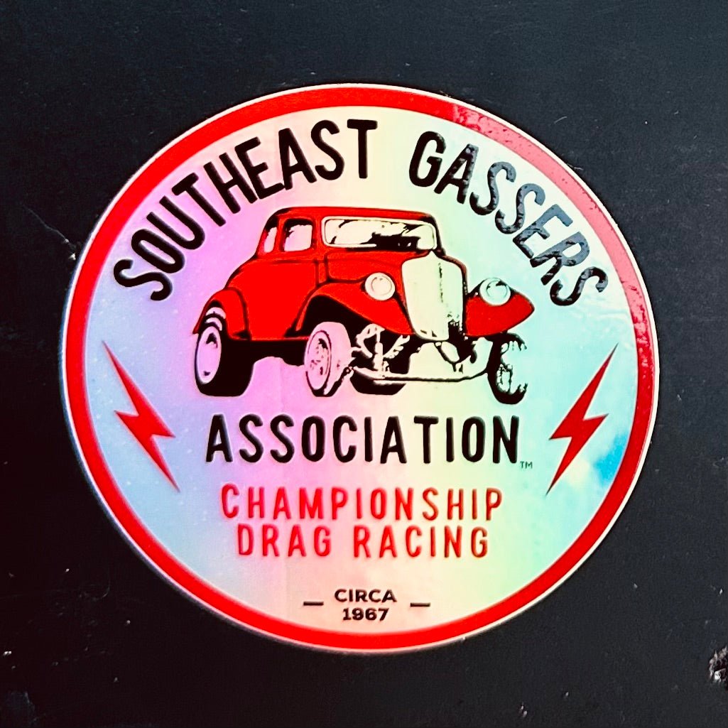 ‘33 Willys Garage Decal (holographic) | Southeast Gassers GEAR
