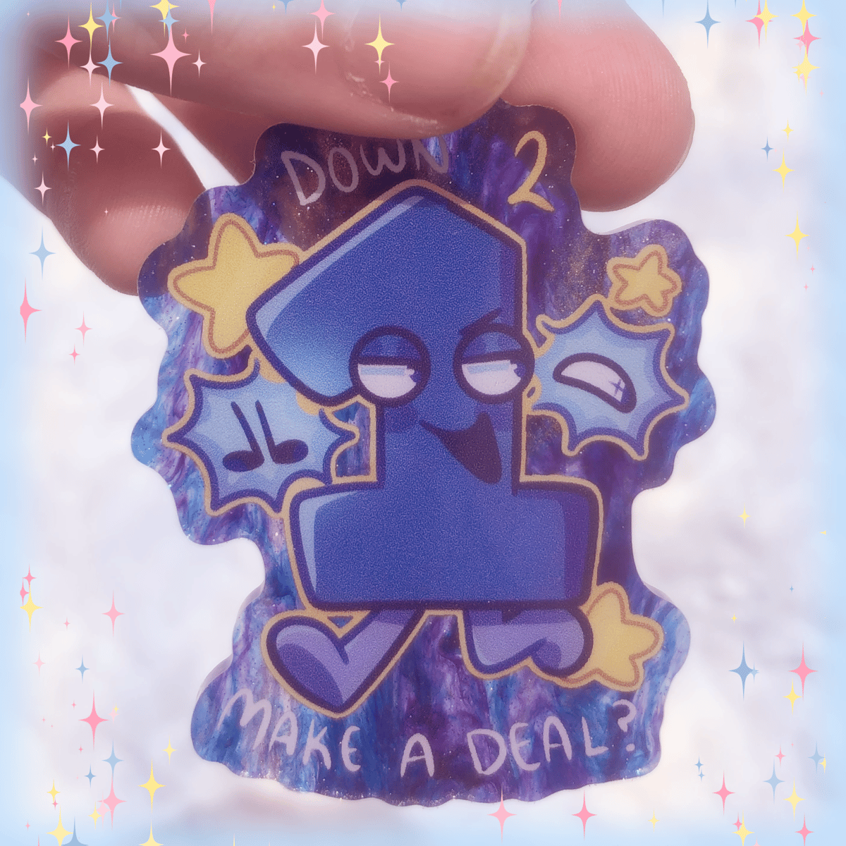 🍭 BFDI / XFOHV ♡ Starry One Charm | Tweek's Giftshop