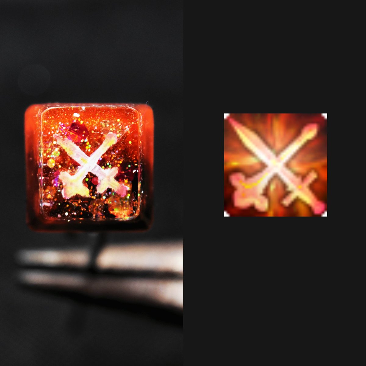 (PRE-ORDER) FFXIV LIMIT BREAK BUTTON Keycaps | Vicbaobao