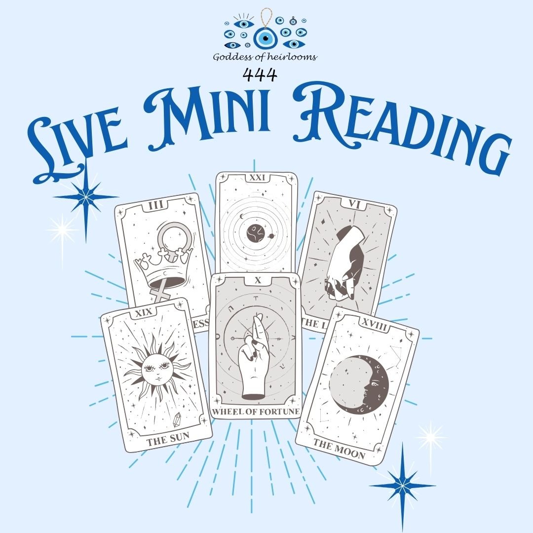 Live mini tarot reading $35 | Goddessofheirlooms444