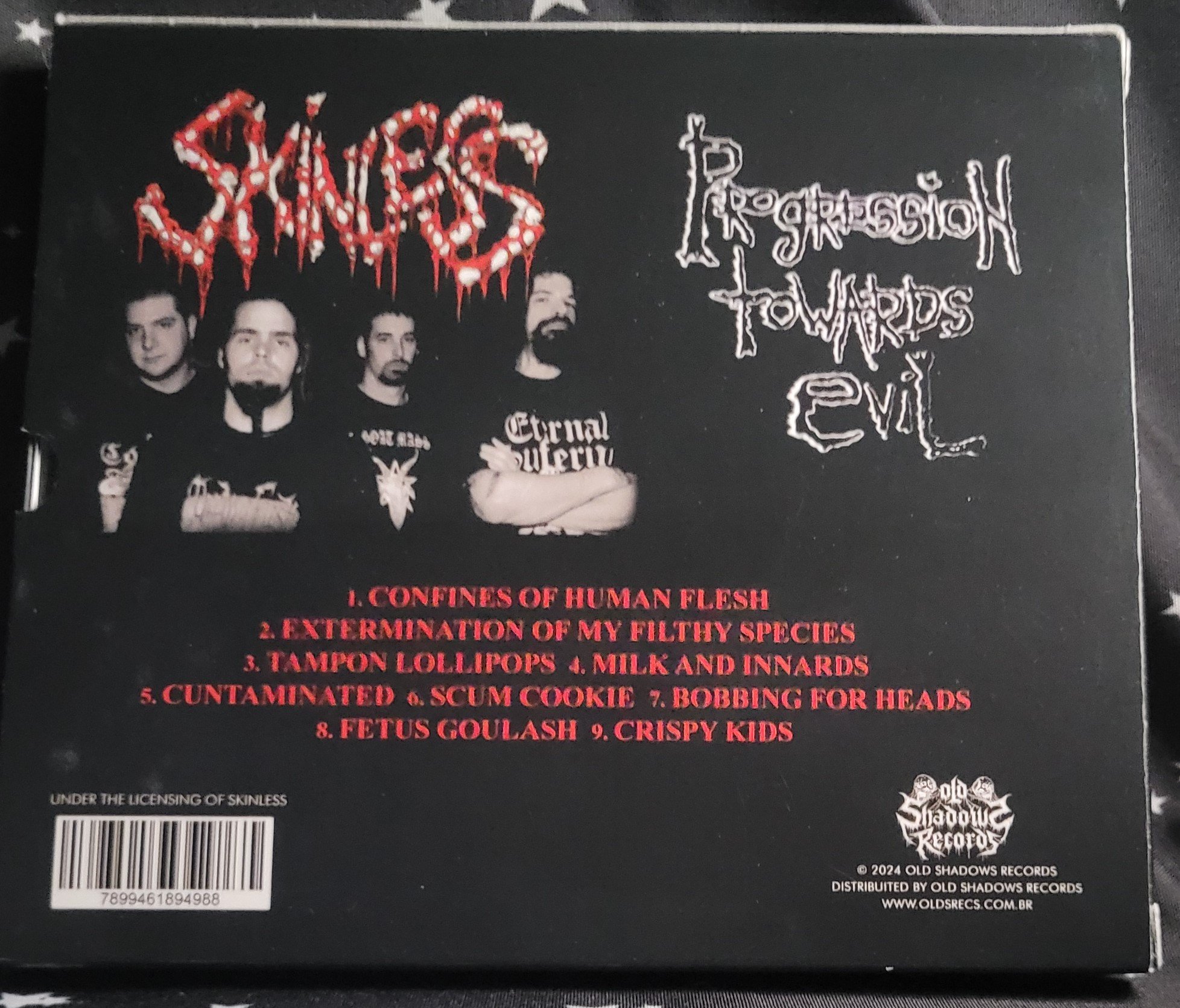 Skinless - Progression Towards Evil - CD | Remorseless Records