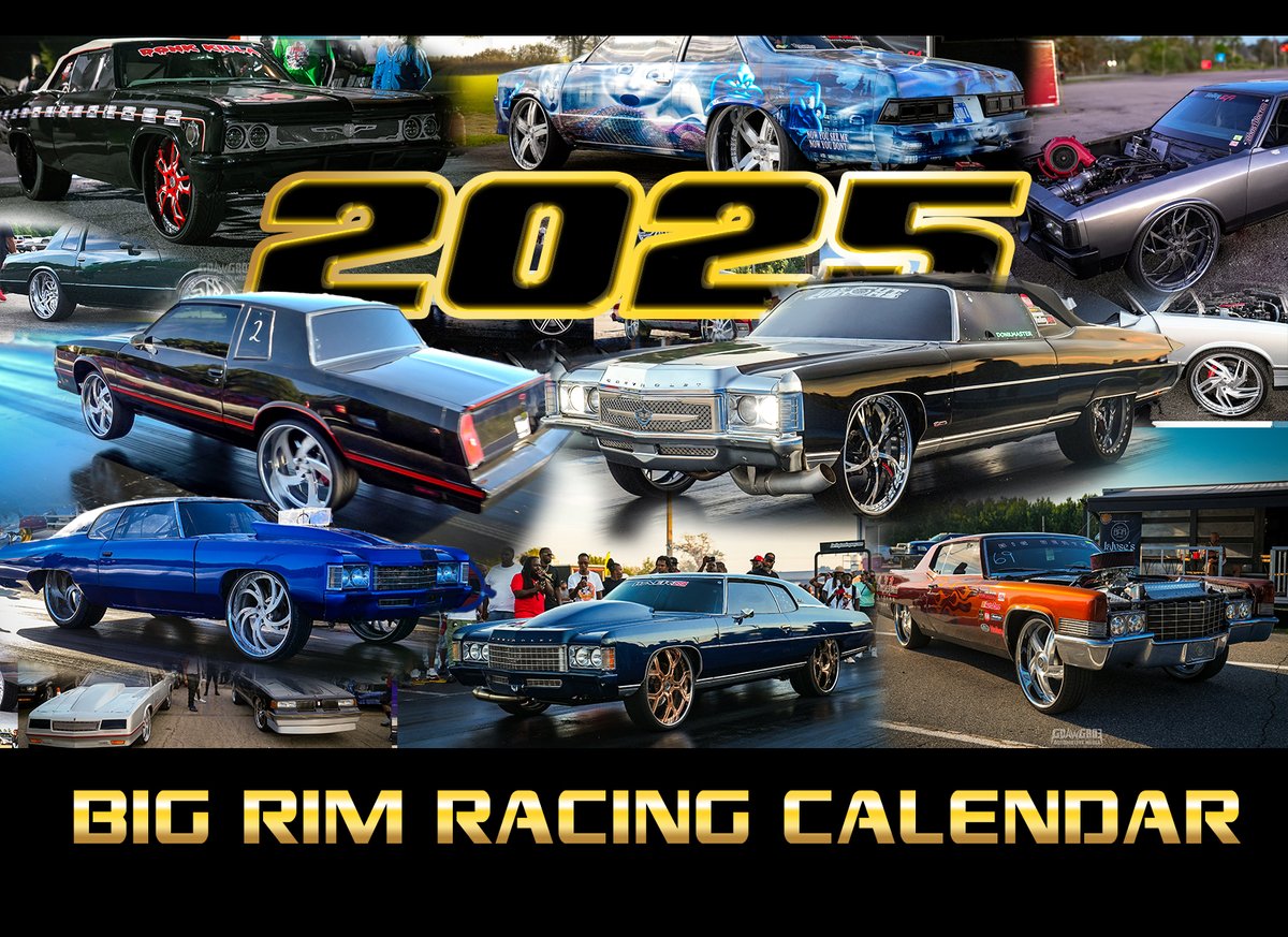 2025 Big Rim Racing Calendar / GDAWG803