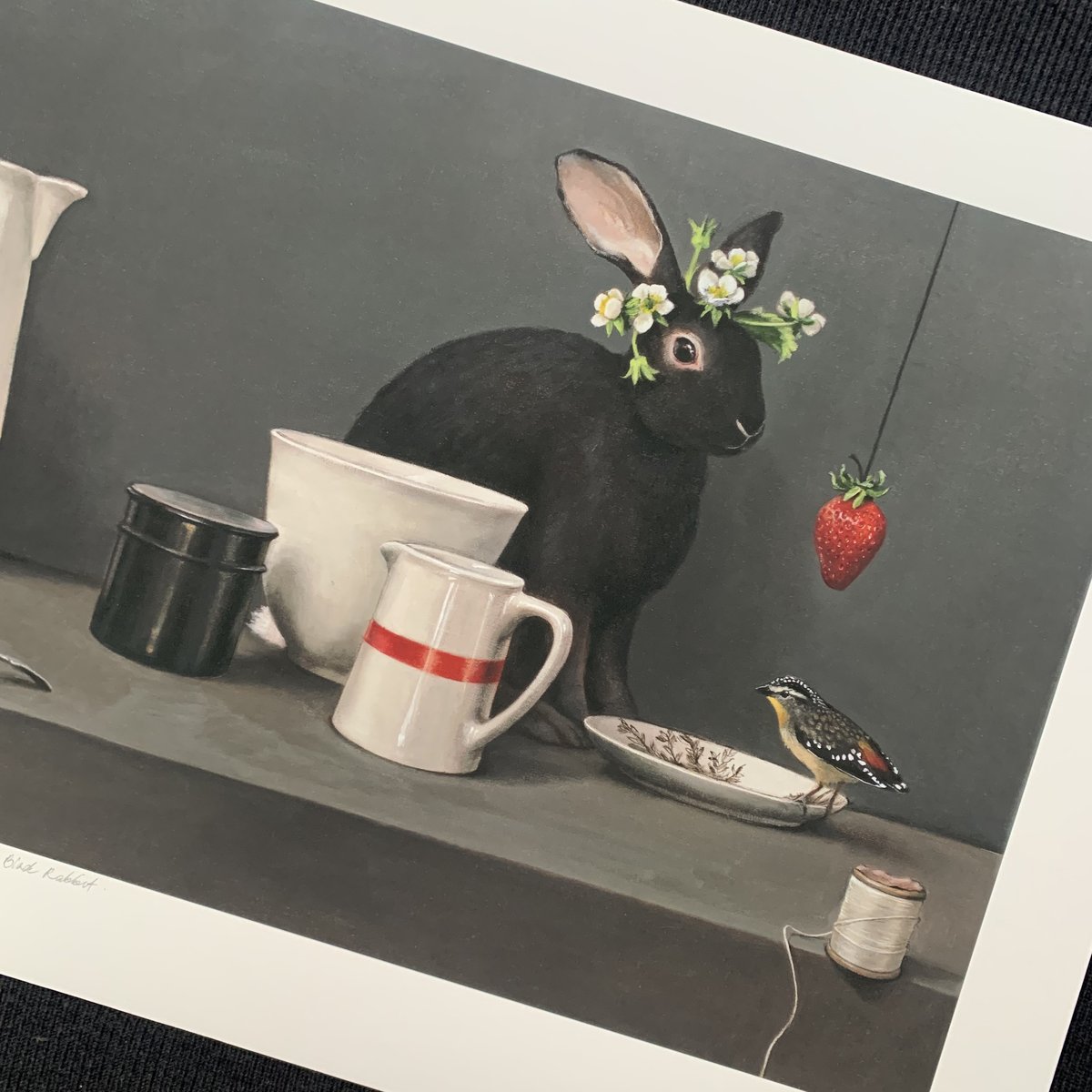 The Black Rabbit Print | Anita Mertzlin