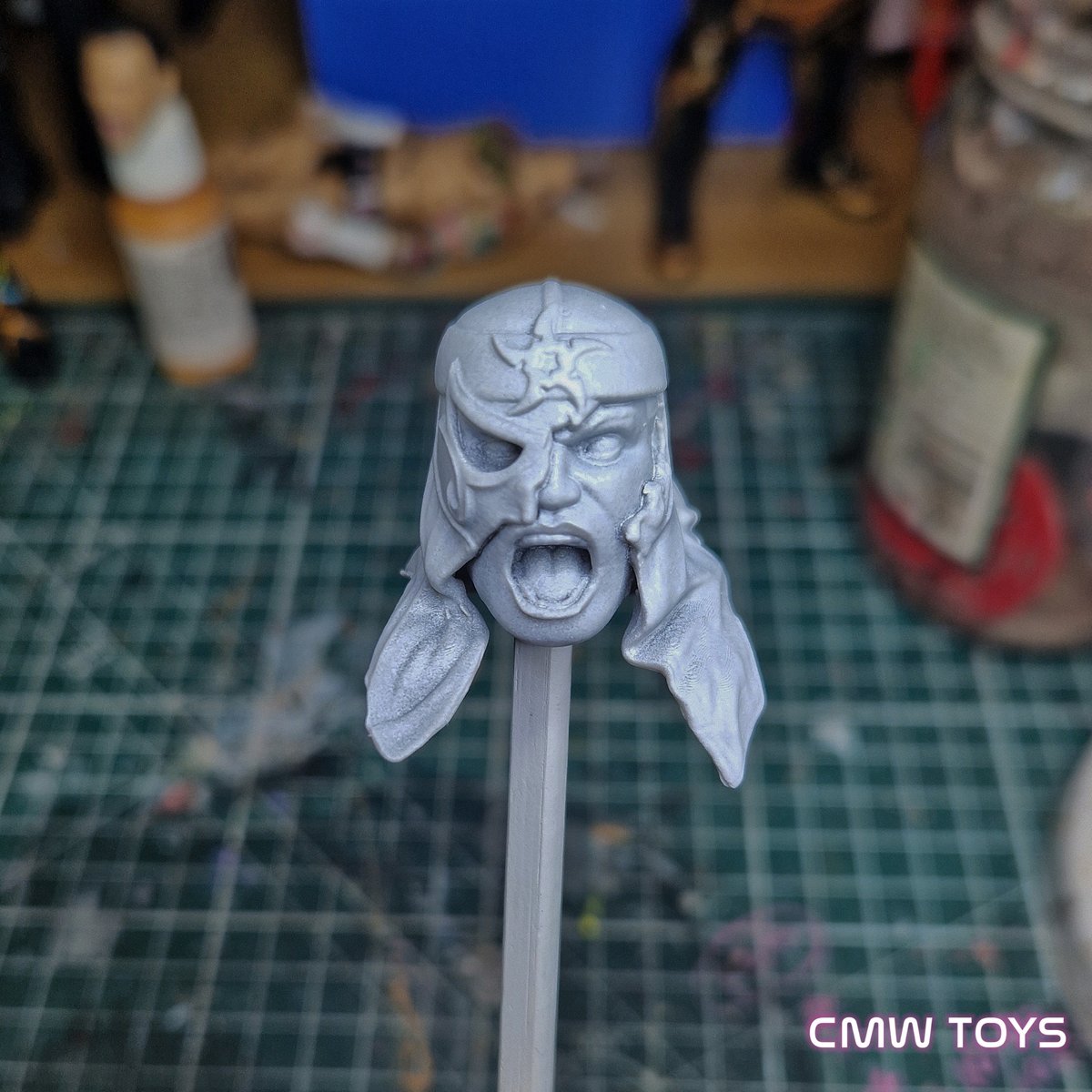Penta - Torn Mask 3D printed head | CMW TOYS