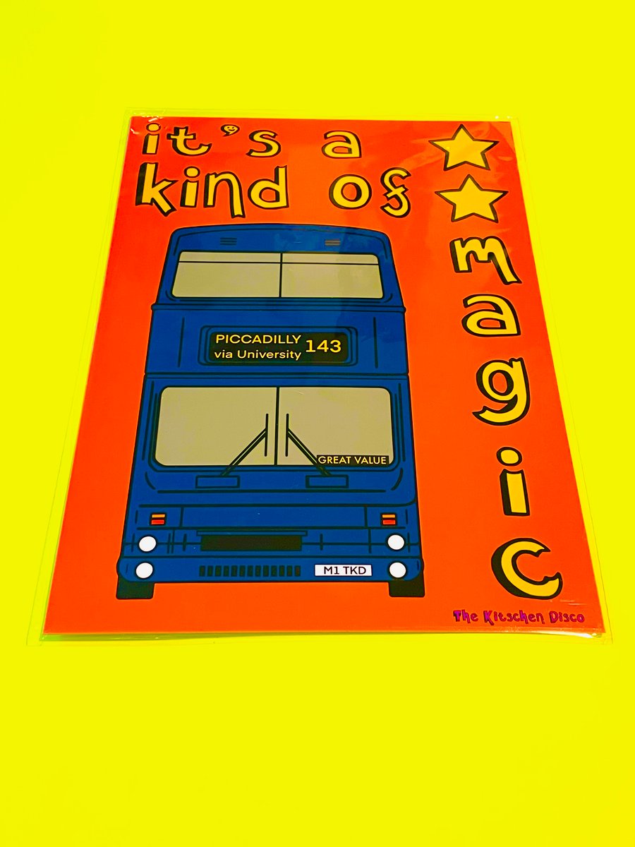 ‘Magic Bus’ Limited Edition Art Print | The Kitschen Disco