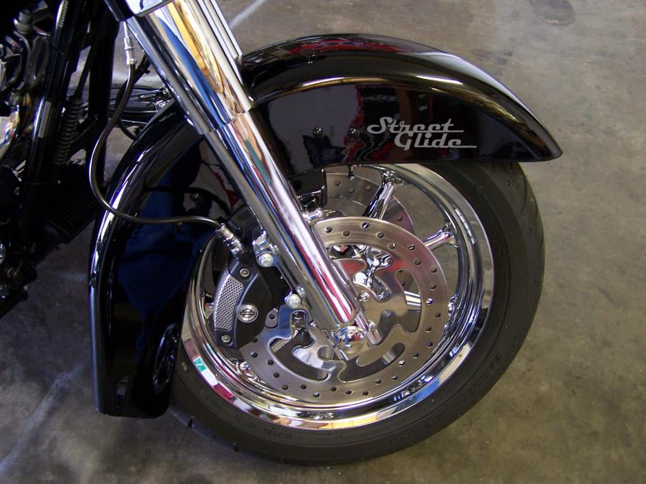 Andy's Street Glide Patch Fender decals | Gladiator Graphics