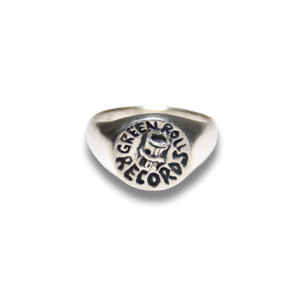 [PRE-ORDER] Sterling Silver “Signet” Ring | Green Roll Records
