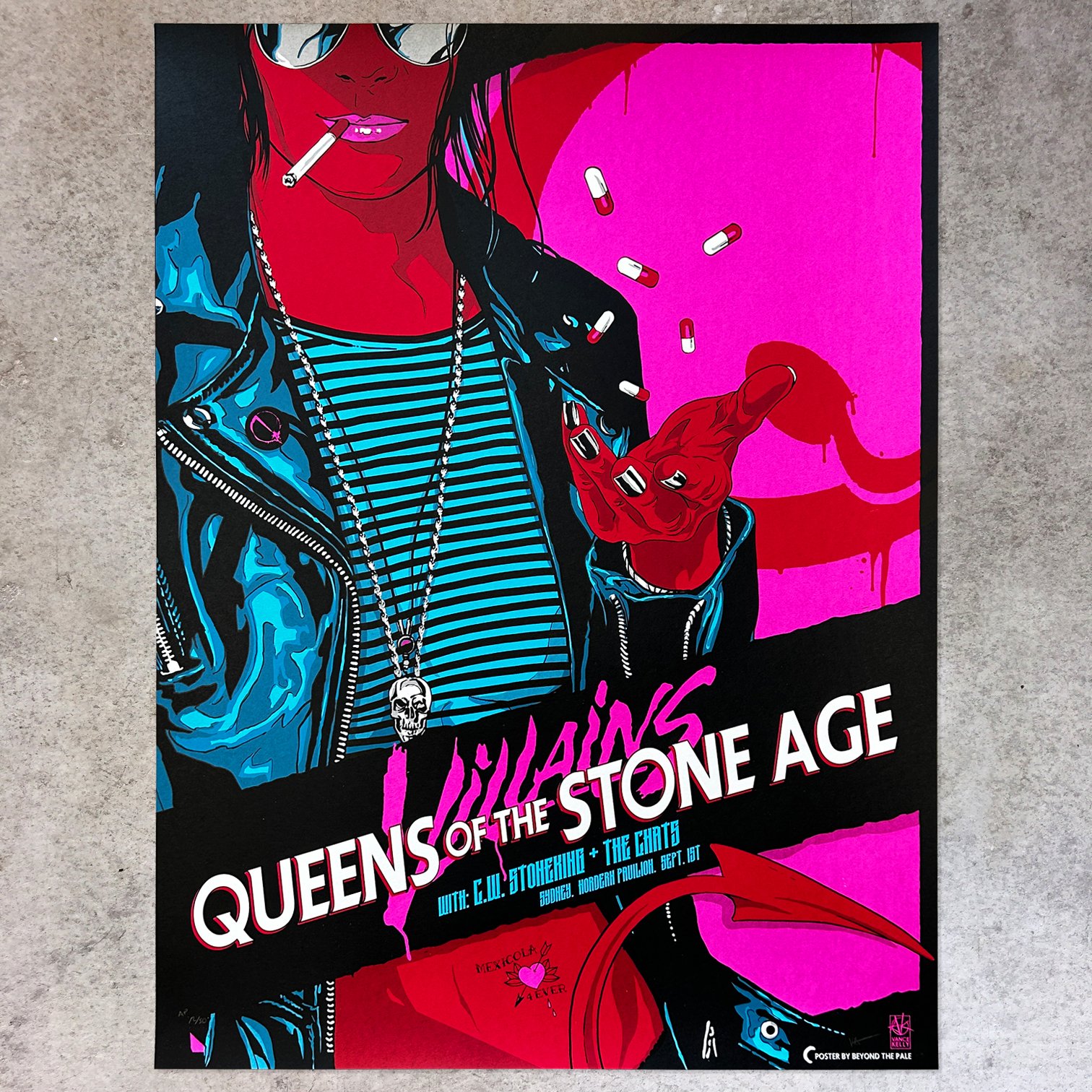 F4D Studios — QOTSA Sydney 2018 Poster