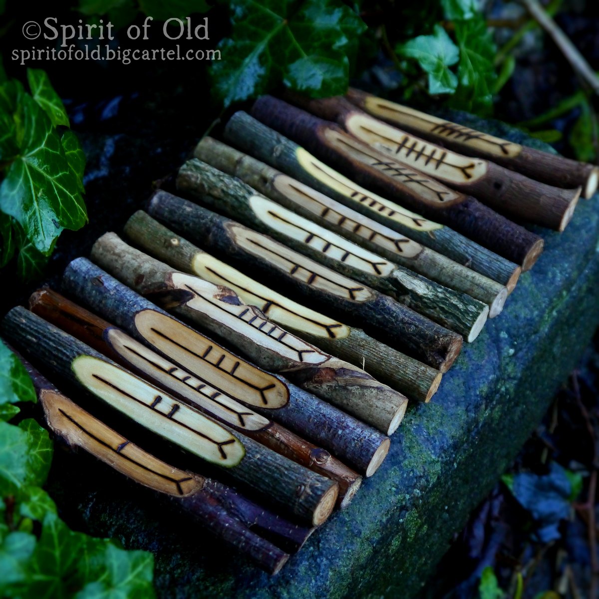 Tree Breath Staves - Lunar Celtic Tree Calendar (TC017) | Spirit of Old