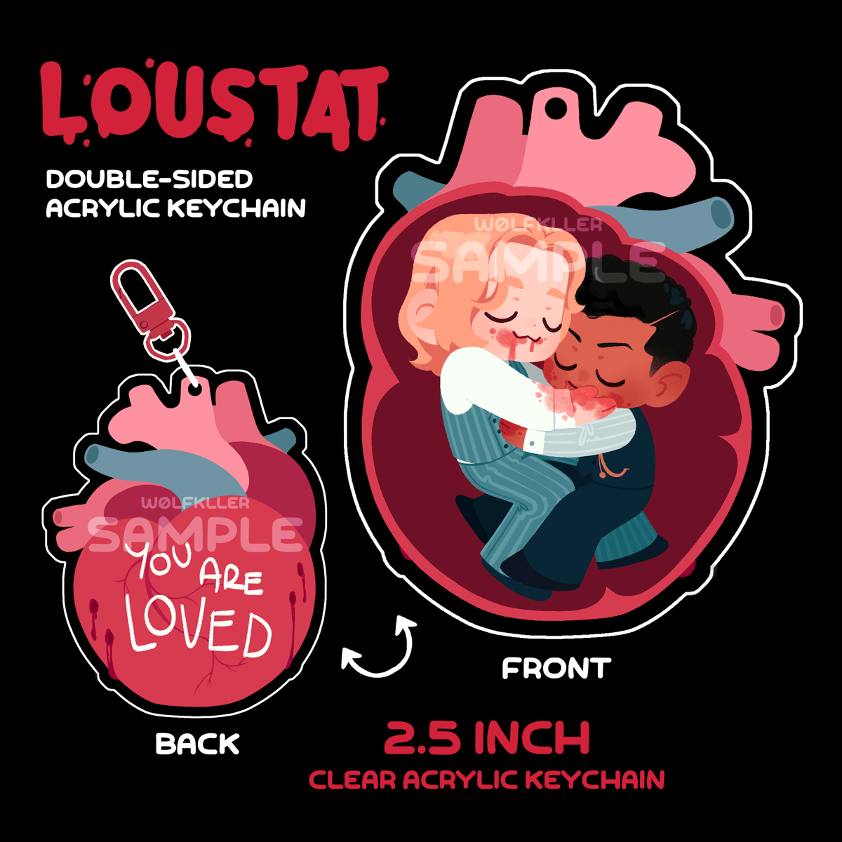 LOUSTAT IWTV KEYCHAIN | GOODBADCAT