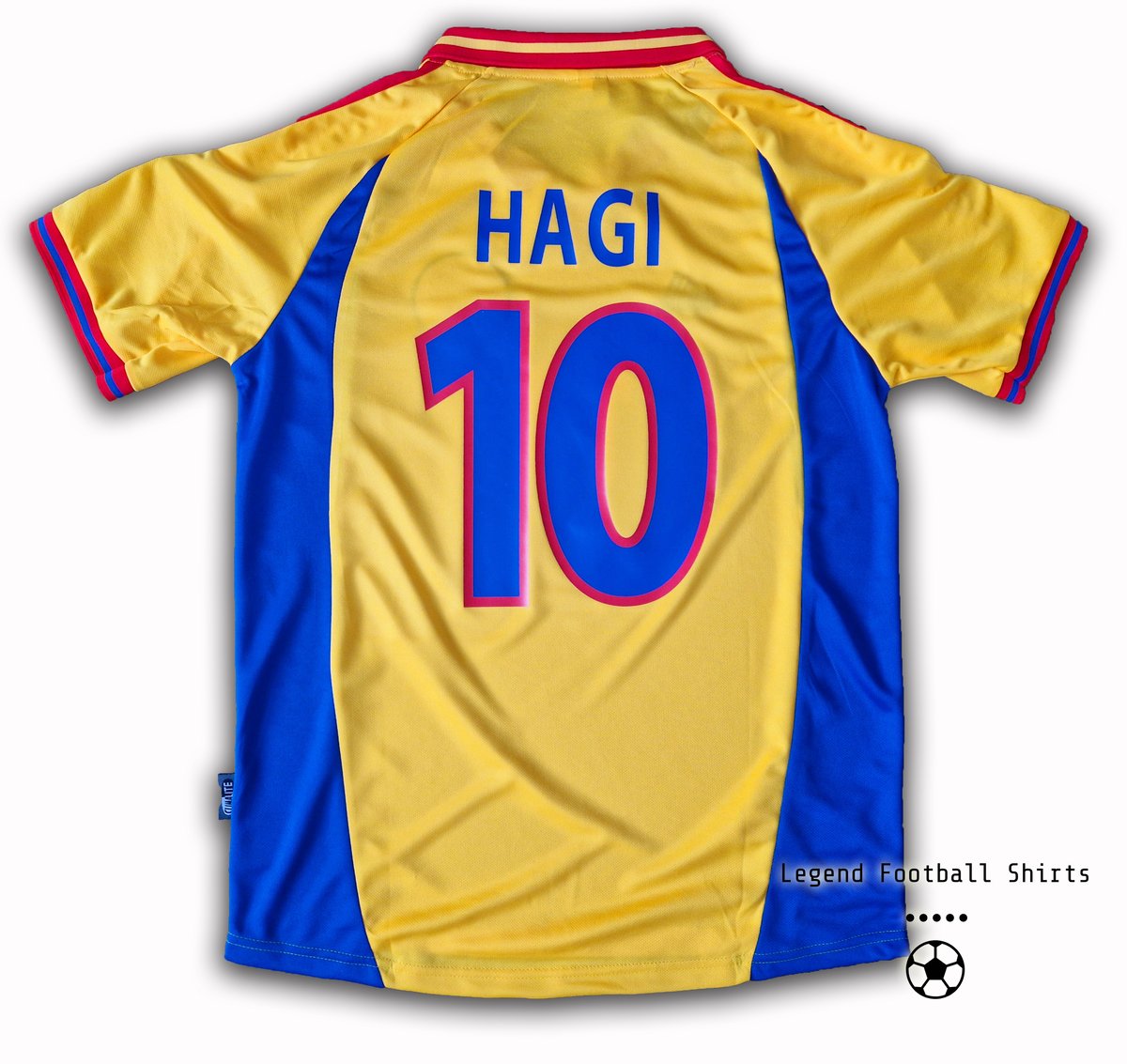 Romania Euro 2000 shirt HAGI | Legend Football Shirts