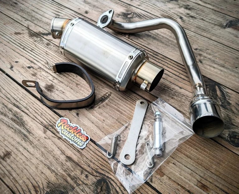 GY6 Stainless Exhaust | Reckless Customs