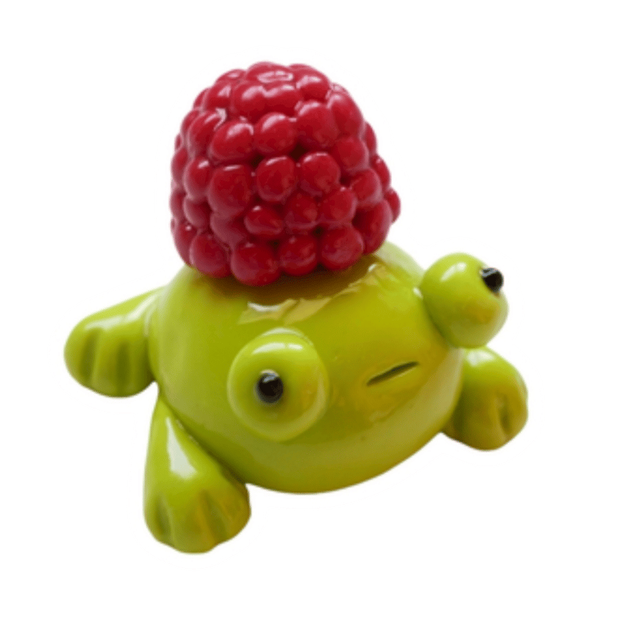Raspberry Frog Sticker | flowlotl