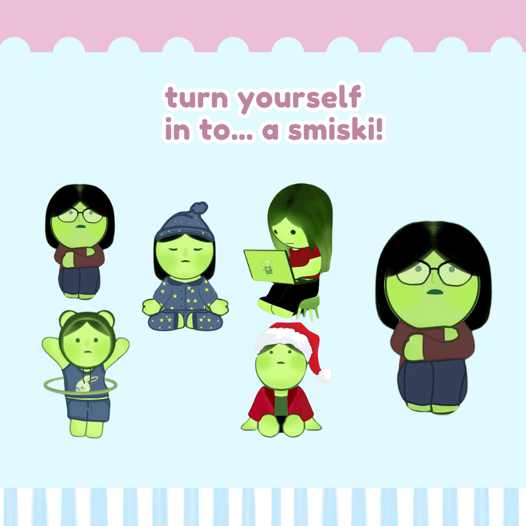 Custom Smiski Drawing | wabbitcreates