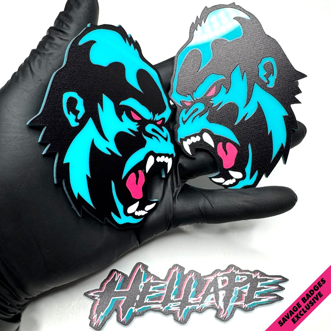 Savage Badges — Hell Ape Bundle (Color Options Available)