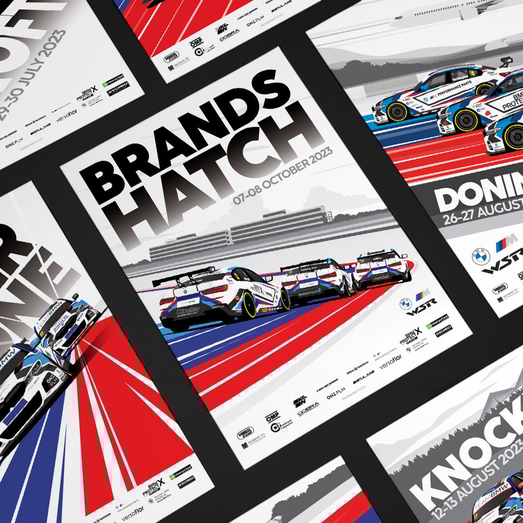 WSR | Signed 2023 Race Posters | Racing Line Designs