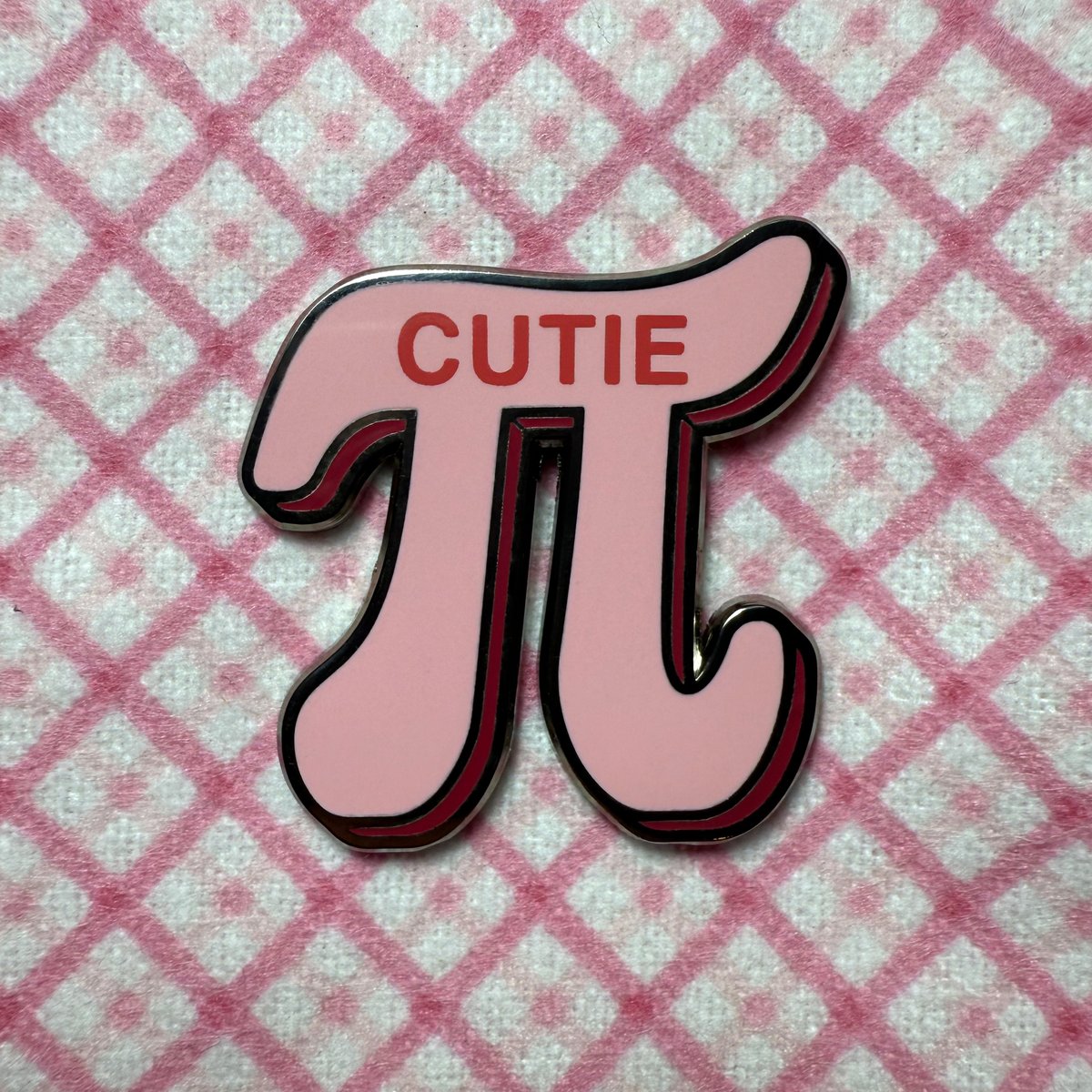 Cutie Pi Hard Enamel Pin | Simpson_Math