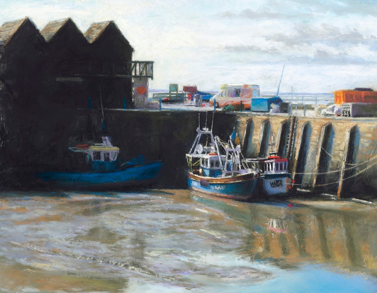 Low Tide - Whitstable Harbour | Wayne Reeves Art