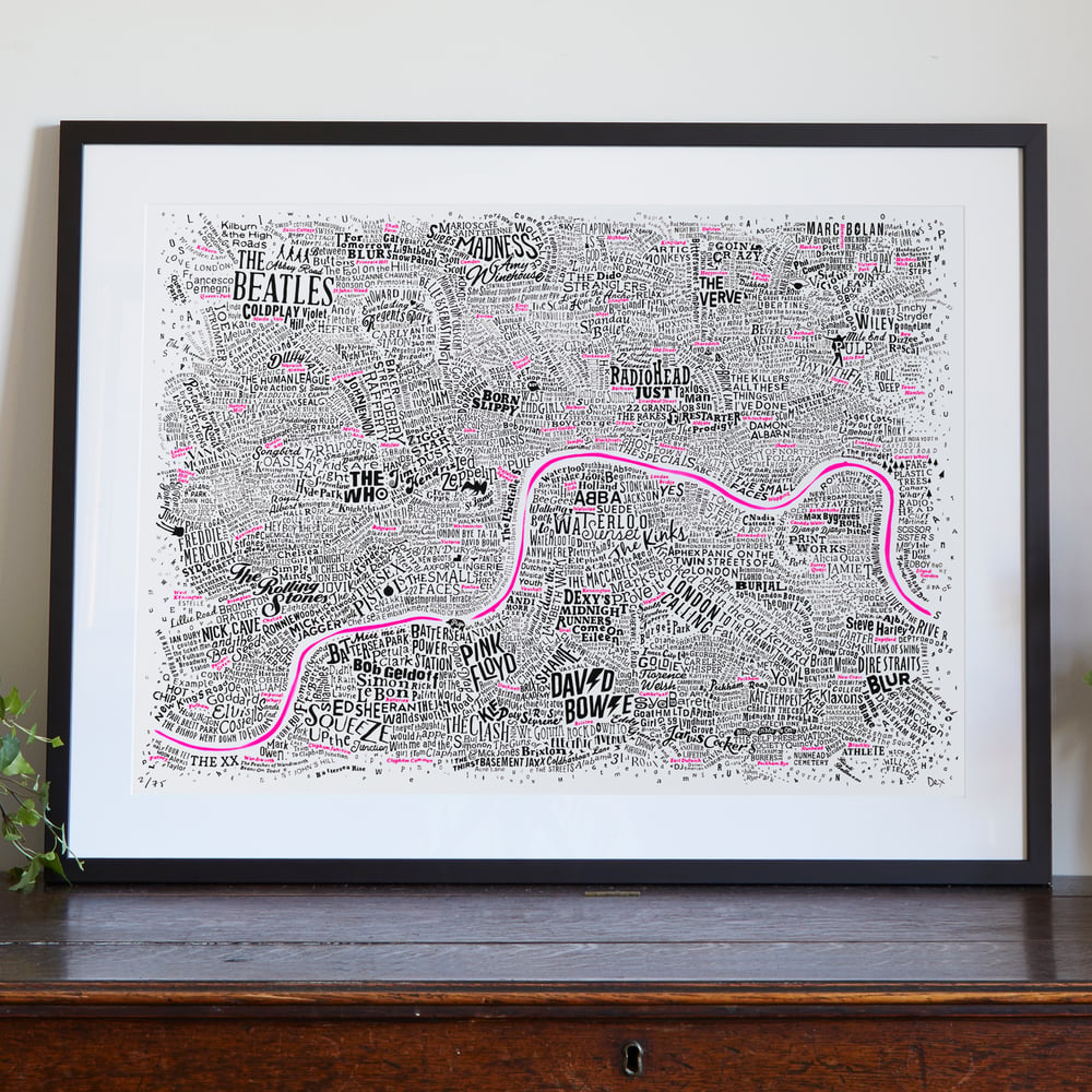 Culture Map Of The World – Typographic Map Print | London Art Prints ...