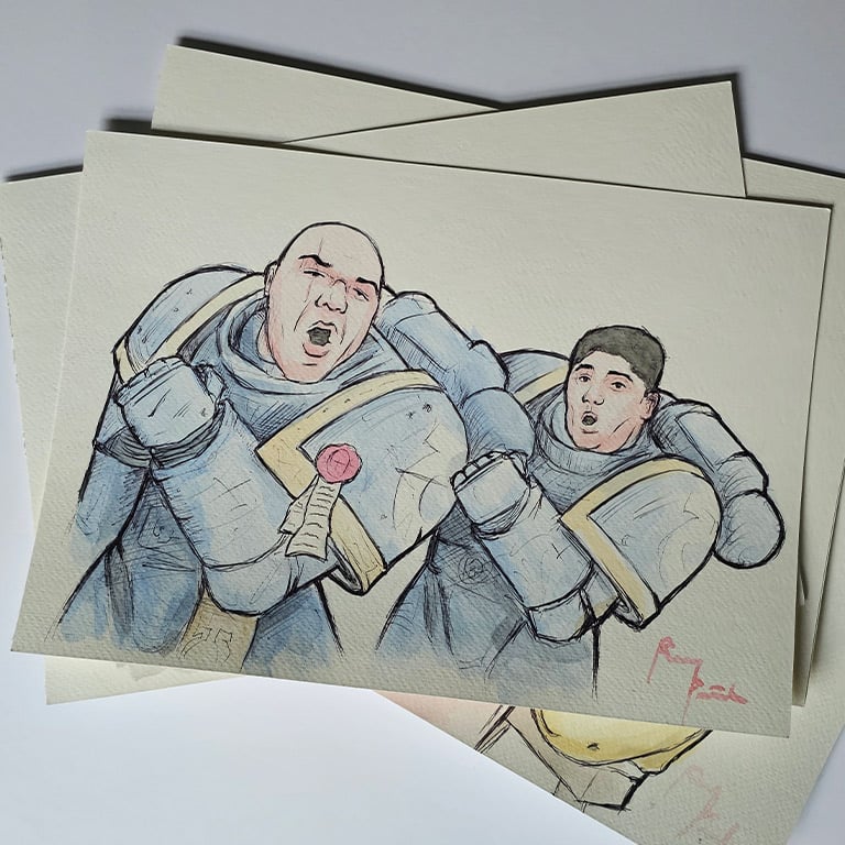 The Five Big Booms - Original Artwork | Rory Paints