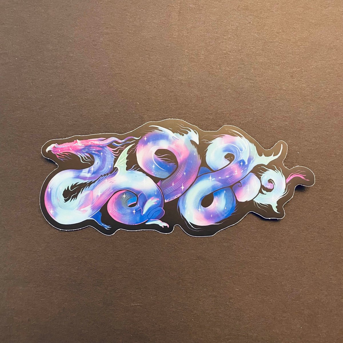 Aurora Dragon Sticker | RAT WEDNESDAY