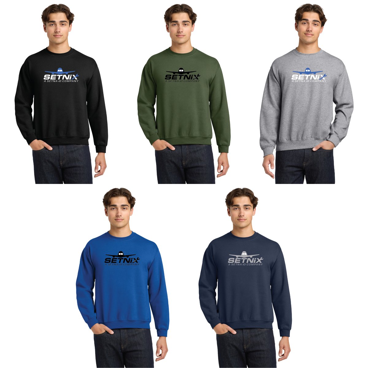 Setnix & Setna iO Crewneck(Unisex) | Setnix Apparel