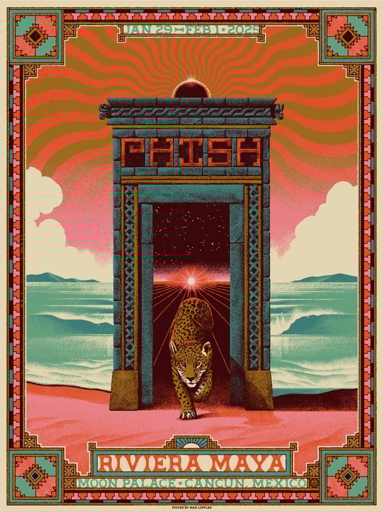 'PHISH - Riviera Maya Cancun 2025' | Max Löffler Illustration