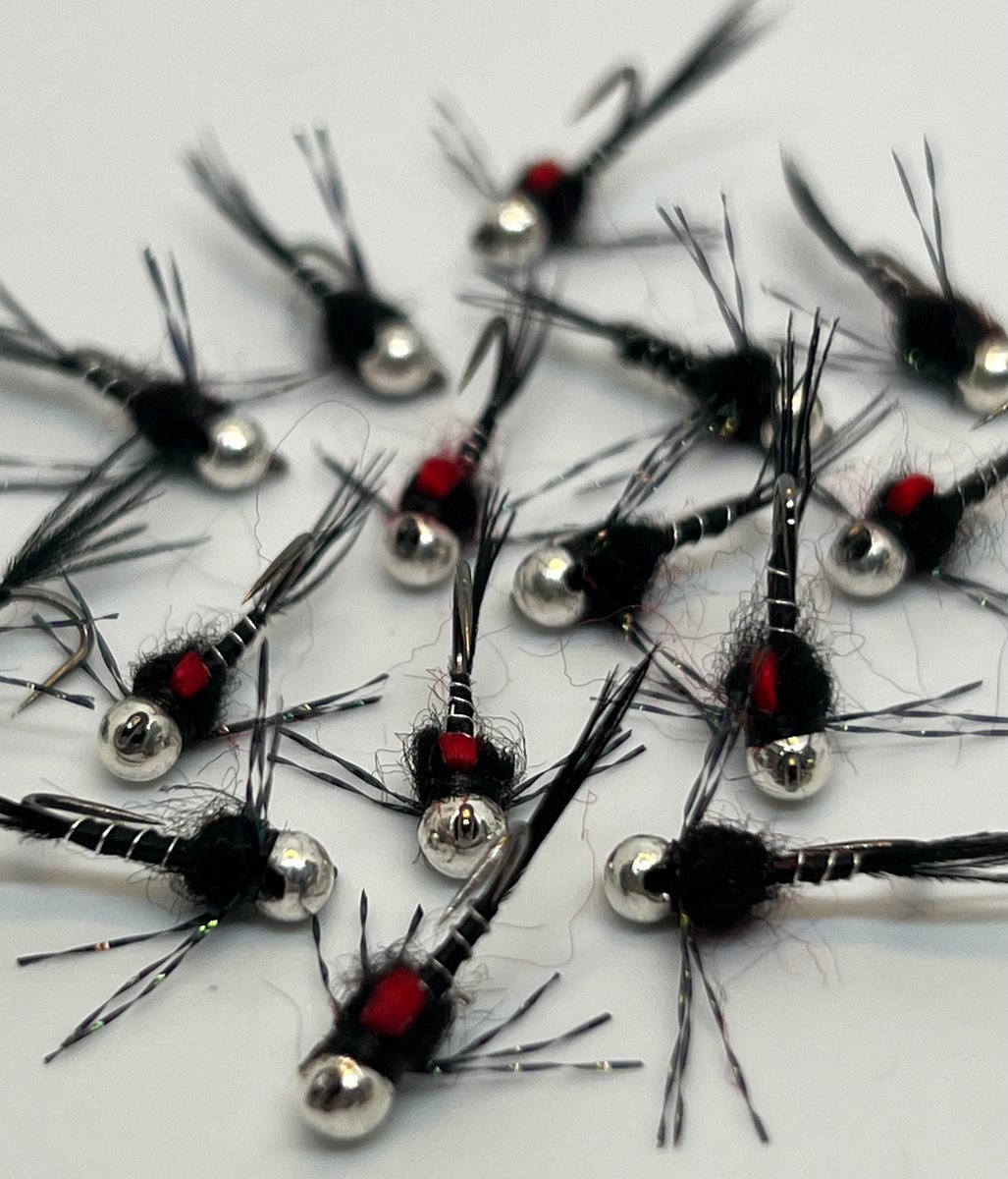 Higa’s SOS Black/Red Hot Spot | Fleeger’s Flies